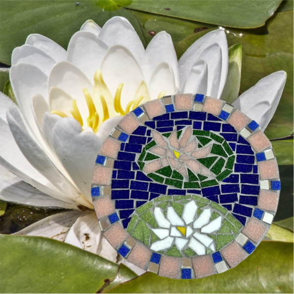 Birth Flower Mosaic Kit. July - Waterlily » Rachel Shilston