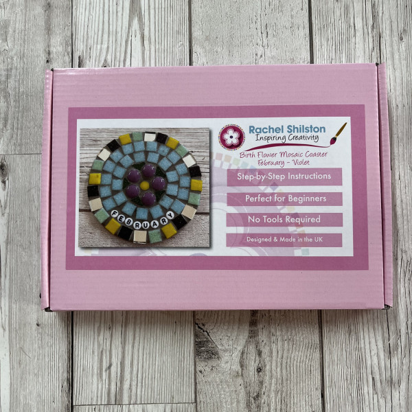 Birth Flower Mosaic Kit. February - Violet » Rachel Shilston