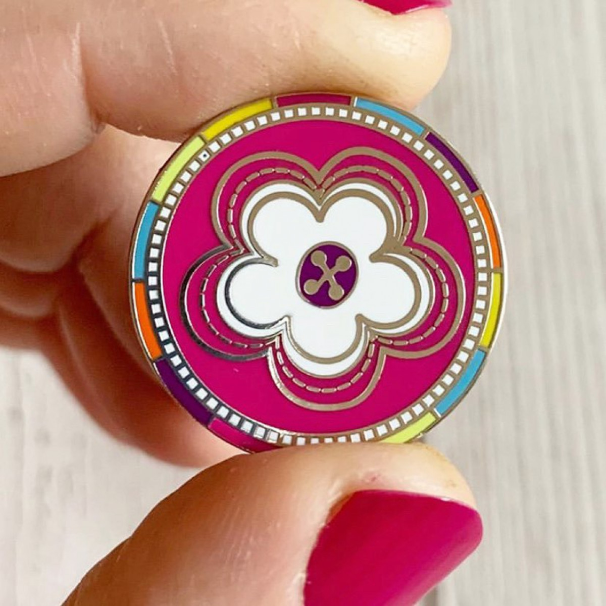 Inspiring Creativity Enamel Pin Badge » Rachel Shilston