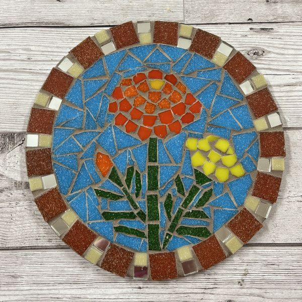 Birth Flower Mosaic Kit. October - Marigold » Rachel Shilston