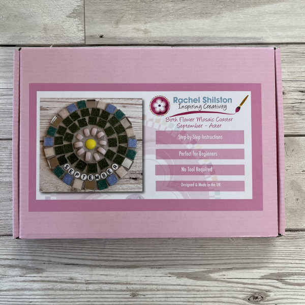 Birth Flower Mosaic Kit. September - Aster » Rachel Shilston