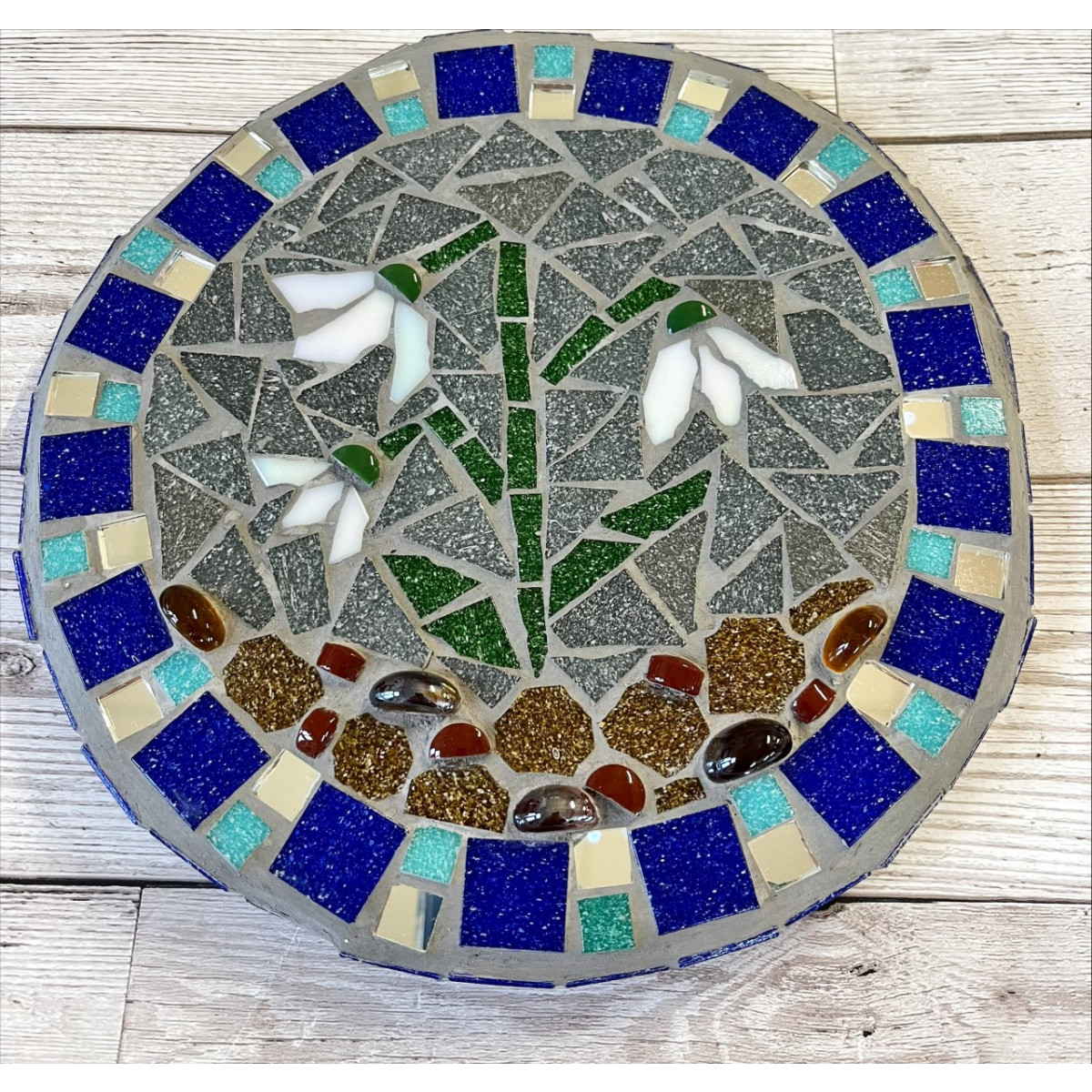Birth Flower Mosaic Kit. January - Snowdrop » Rachel Shilston