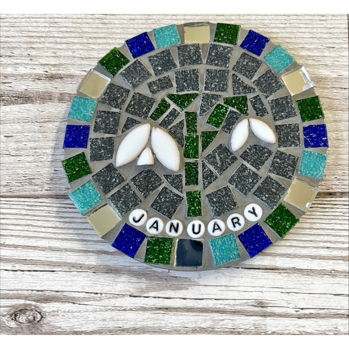 Birth Flower Mosaic Kit. January - Snowdrop » Rachel Shilston